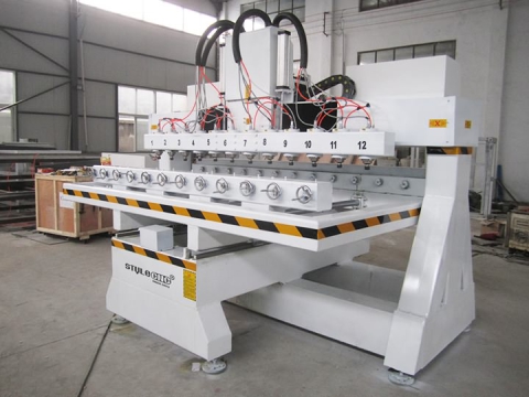 2023 Best Multi Head CNC Router Machine with Multi Spindle - STYLECNC