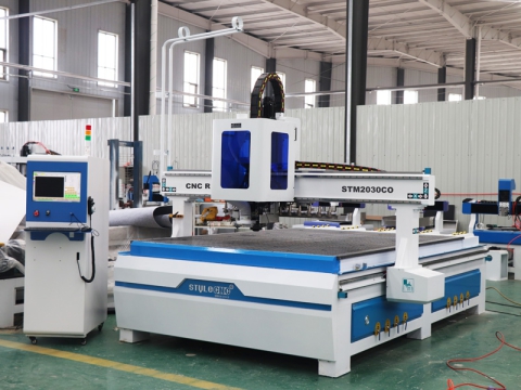 2024 Best ATC CNC Router with Oscillating Knife Cutter - STYLECNC