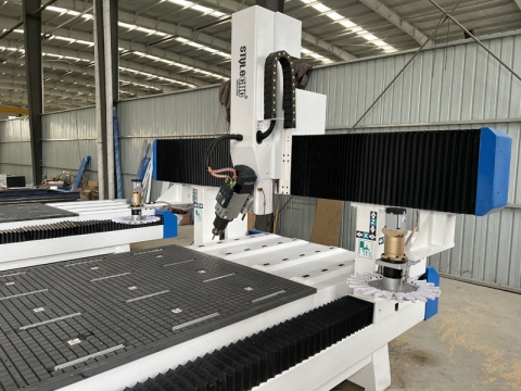 Industrial 4 Axis CNC Wood Router with Drum ATC Spindle Kit - STYLECNC