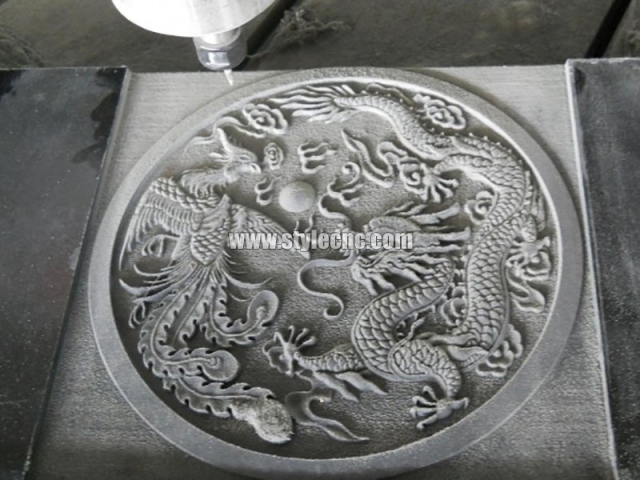 CNC Stone Router Machine Carving Marble Projects