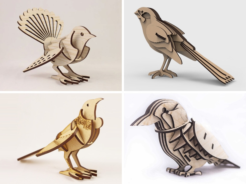 MDF Crafts Laser Cutting Machine Projects