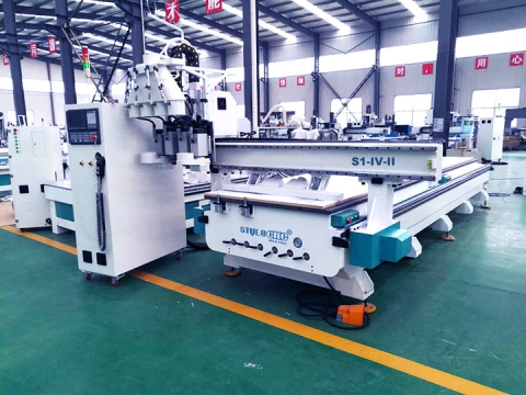 Wood Door Making CNC Router Machine with Dual Table - STYLECNC