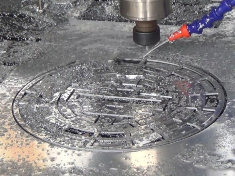 CNC Router for Aluminum Cutting Samples