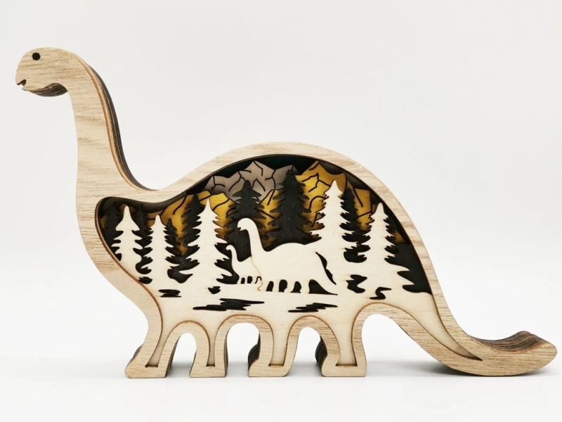 3D Assembly Wood Crafts Laser Cutter Projects