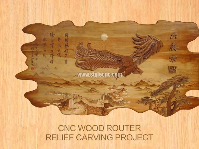 CNC Wood Router for Relief Carving Projects