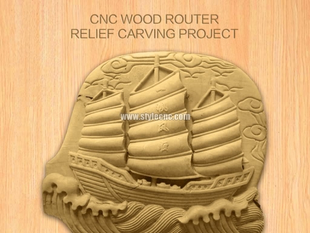 CNC Wood Router for Relief Carving Projects