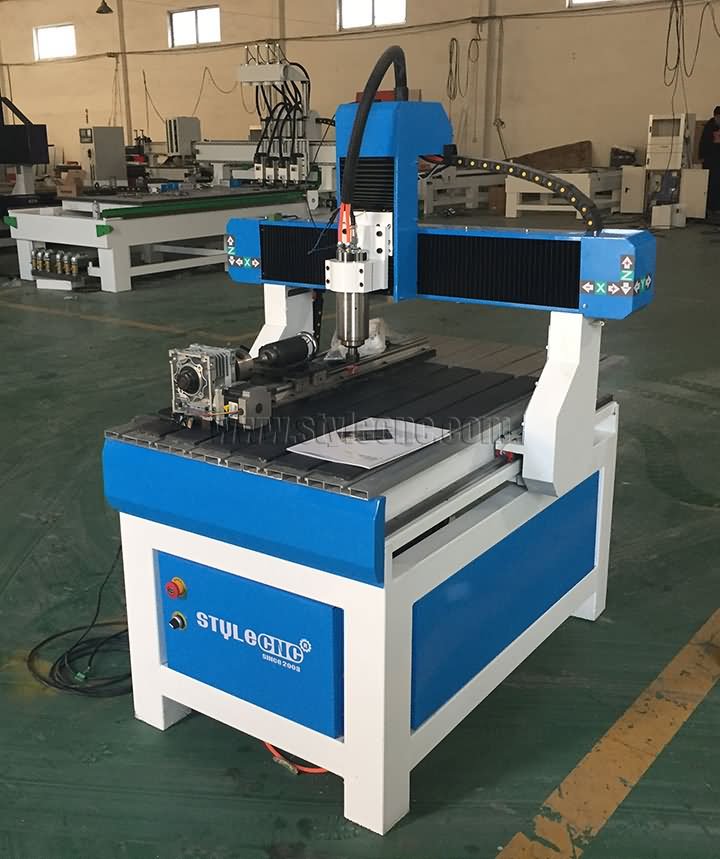 Hobby CNC Router 6090 with 4th rotary axis for aluminum, wood, MDF ... Hobby CNC Router 6090 with 4th rotary axis for aluminum, wood, MDF ...