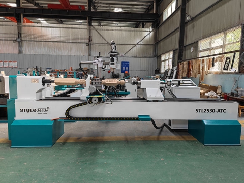 2024 Best ATC CNC Wood Lathe with Automatic Tool Changer - STYLECNC
