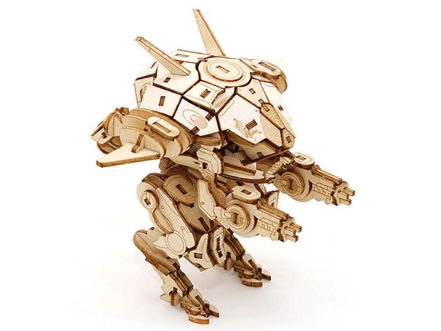 3D Laser Cutting Wood Plans with CO2 Laser Tube