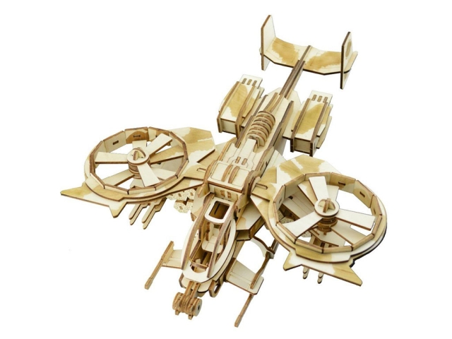 3D Laser Cutting Wood Plans with CO2 Laser Tube