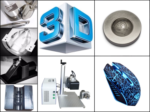 3D Laser Marking Machine Projects with 50W Fiber Laser