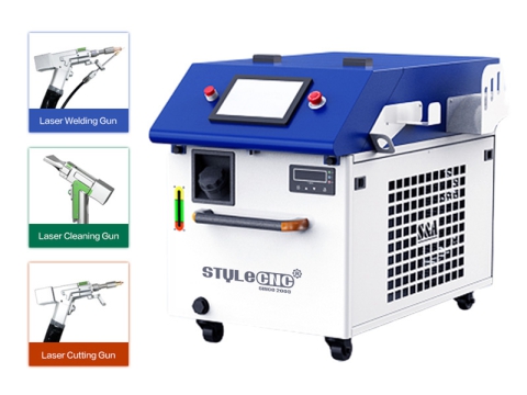 3-In-1 Handheld Laser Welding, Cleaning, Cutting Machine - STYLECNC