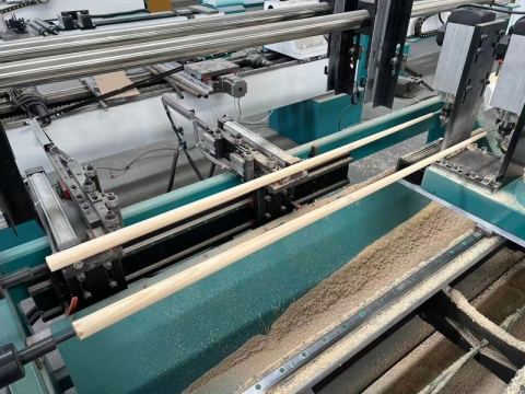 Twin-Spindle CNC Lathe Machine for Wooden Pool Cues Making - STYLECNC